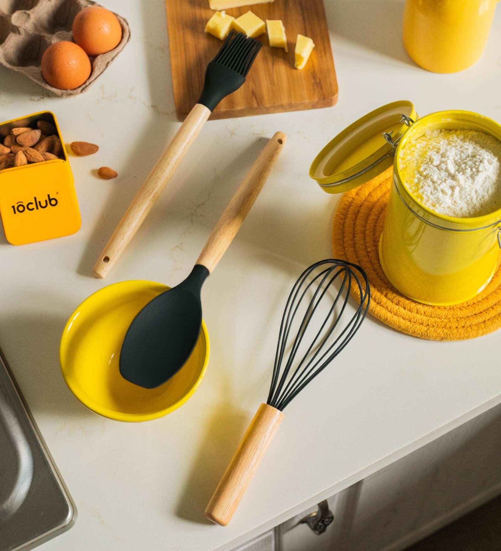 Buy Pro Baker Black Silicone (Set of 3) Spatula Set at 47% OFF by ...