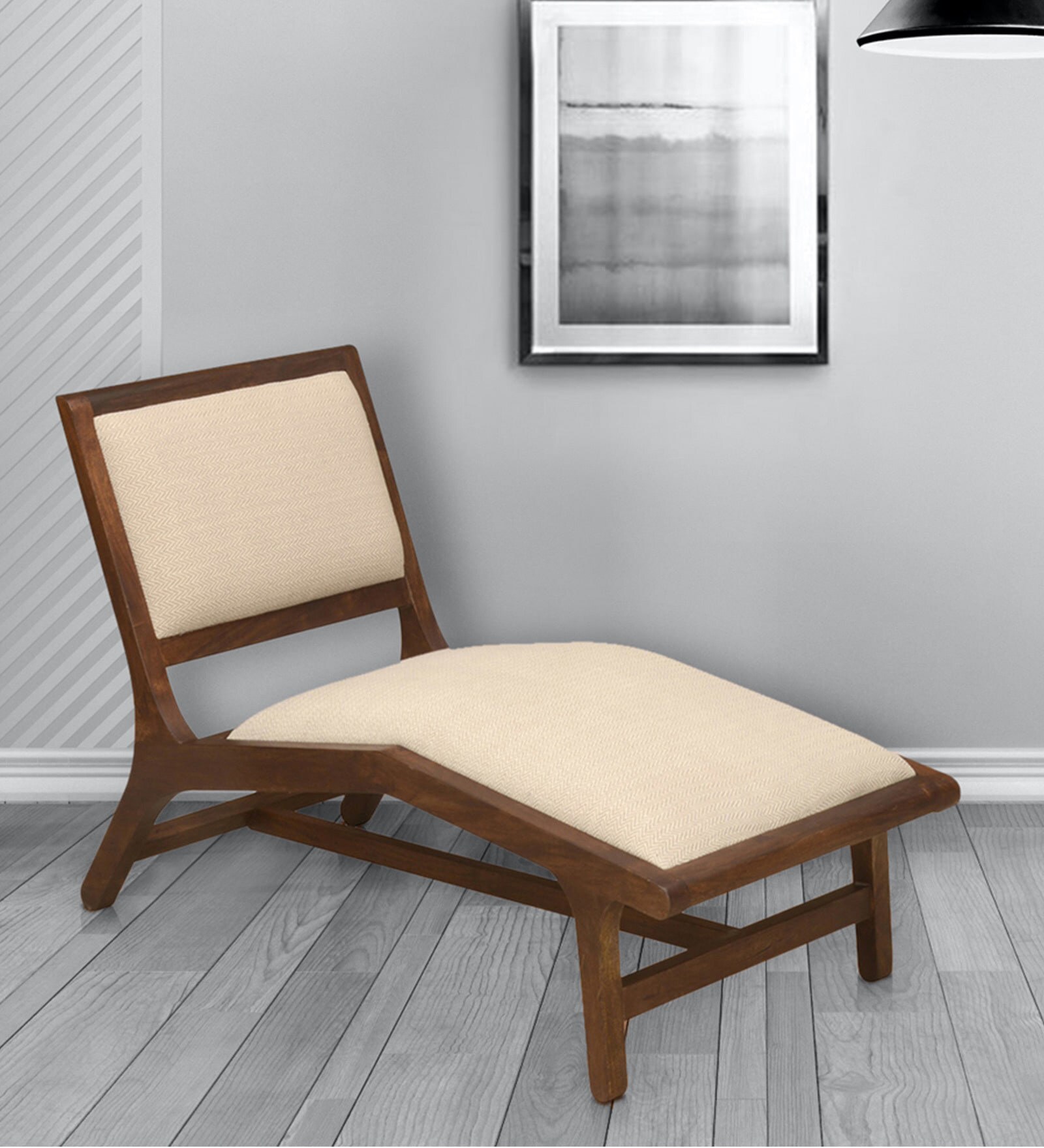 Buy Procto Lounger in Walnut Colour at 77% OFF by @home | Pepperfry