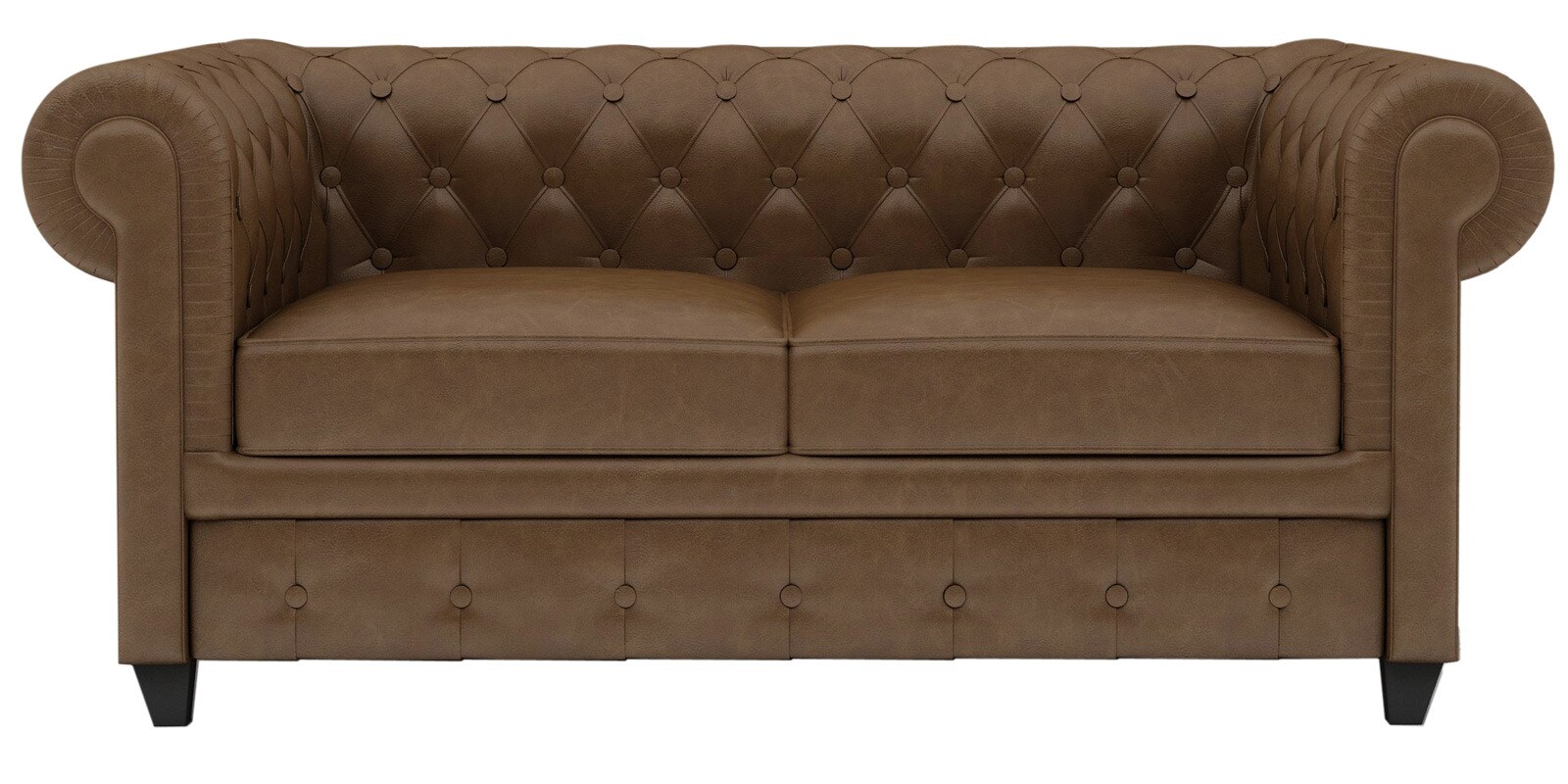 Buy Princeton Two Seater Sofa in Chester Tobacco Colour by ARRA Online ...