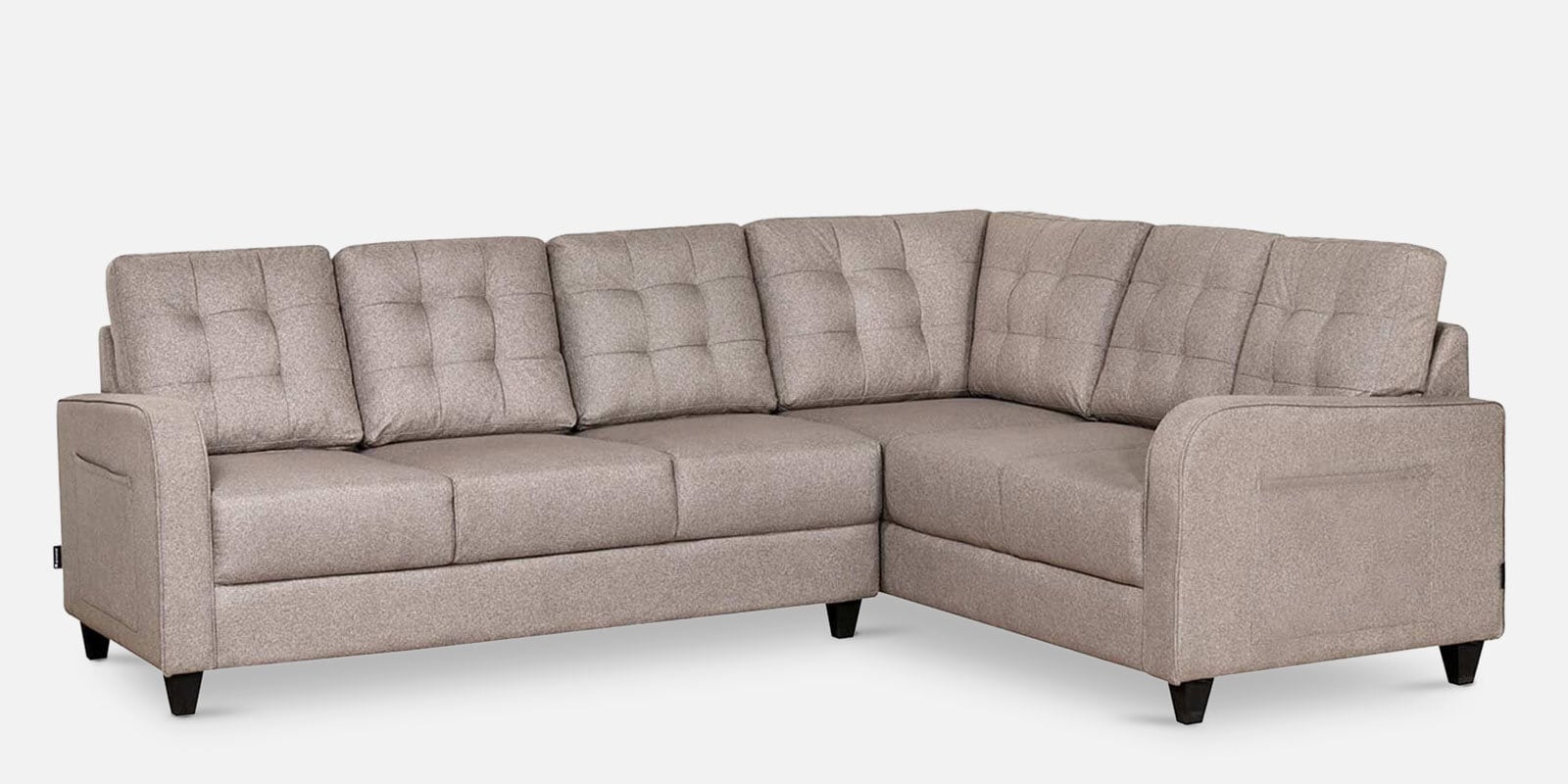 Buy Protean Plus Corner LHS Sectional Sofa in Brown Colour at 45% OFF ...
