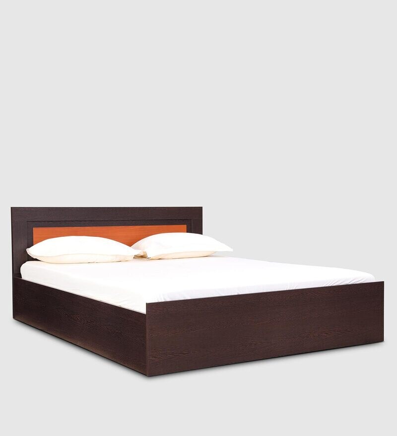 Buy Primus King Size Bed in Wenge Finish with Box Storage Online ...