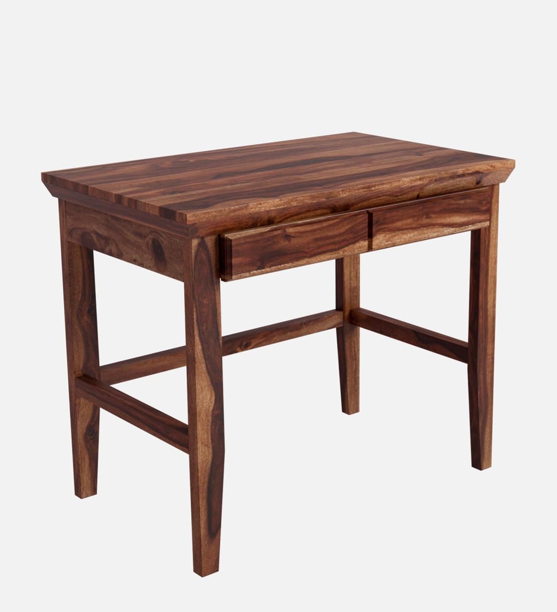 Buy Themar Sheesham Wood Writing Table In Provincial Teak Finish By ...