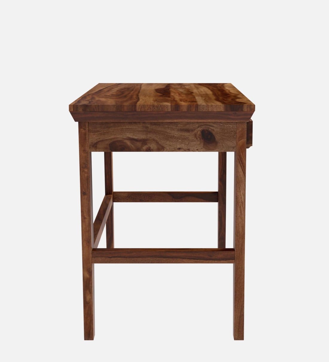 Buy Themar Sheesham Wood Writing Table In Provincial Teak Finish By ...