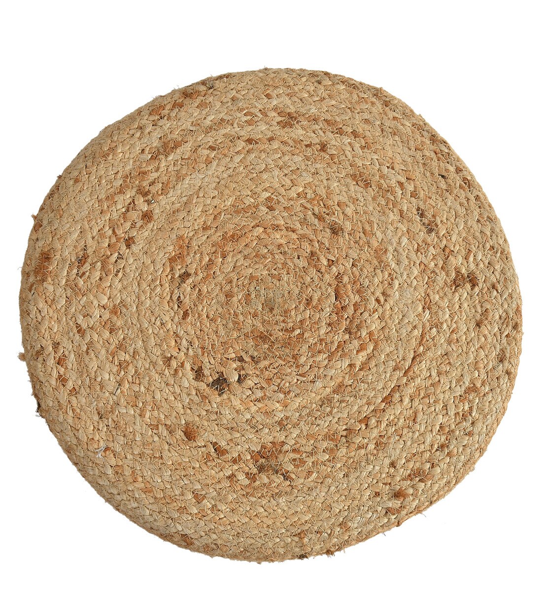 Buy Puffy Fabric Seating Stool in Natural Colour by Sheen decor Online ...