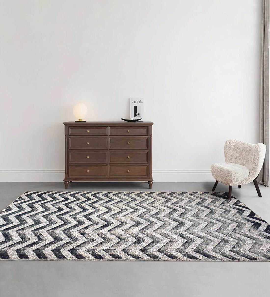 Buy Violet Geometric Blended Silk 4 ft x 6 ft Flat Weave Carpet by ...