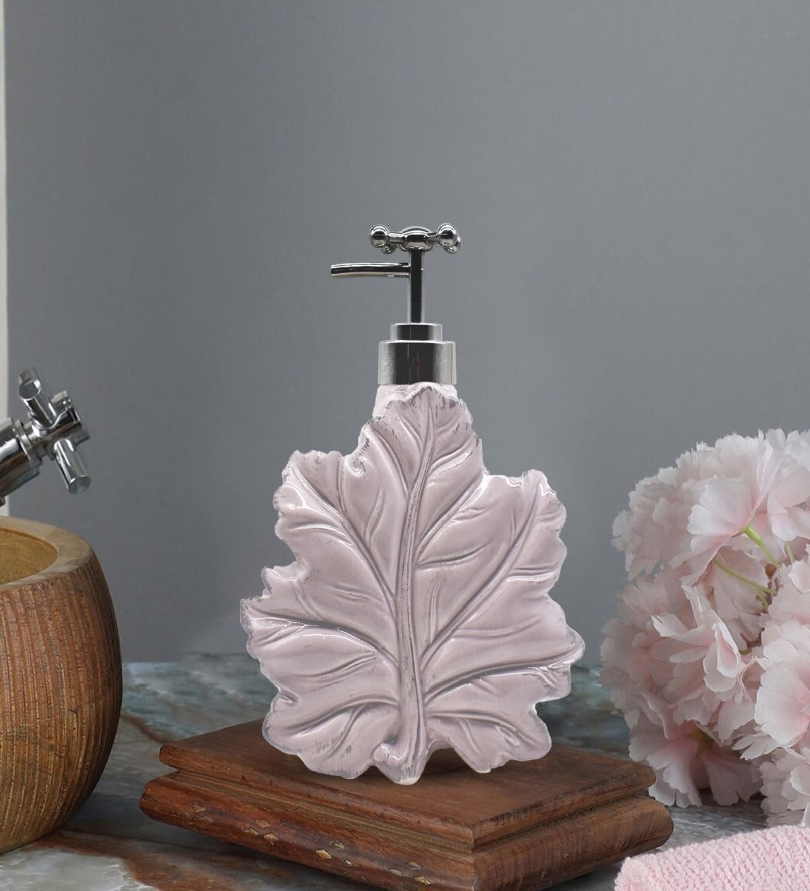 Buy Purple 300 ml Ceramic Liquid Soap Dispenser by Kookee at 20% OFF by ...