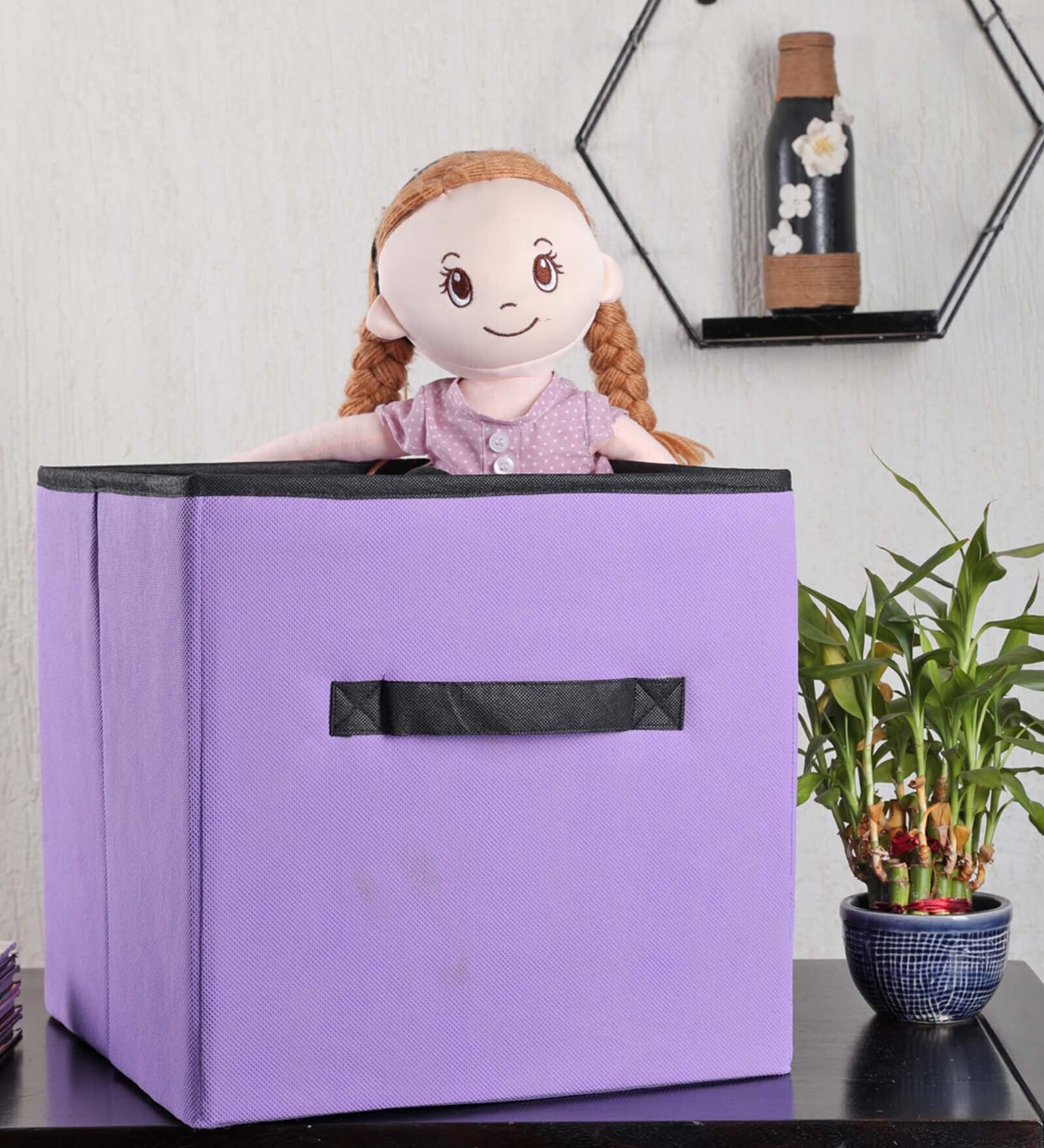 Buy Purple Solid Polypropylene Cloth Organiser (Set of 2) at 32% OFF by ...