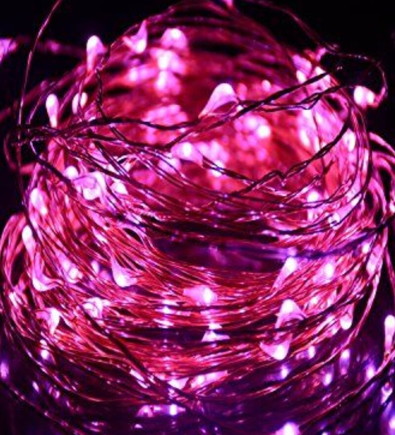 Buy Purple 5 Meter Led String Light by Tu Casa Online - String Lights ...