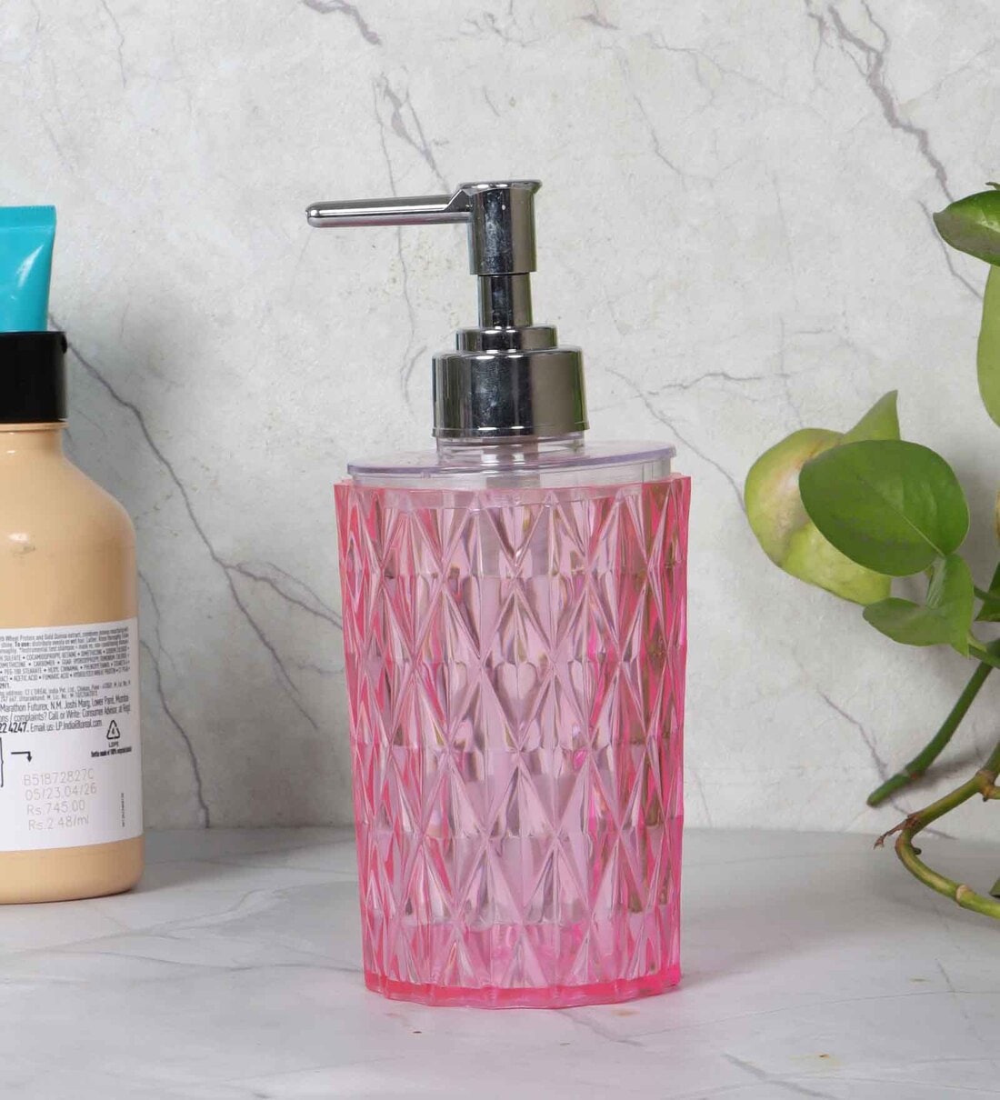 Buy Pvc Pink Soap Dispenser at 17% OFF by Utility jet | Pepperfry