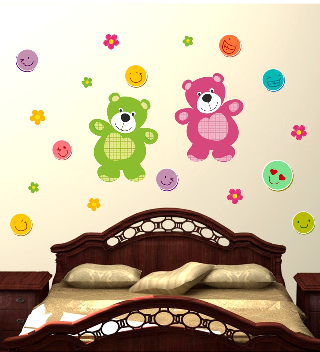 Buy PVC Vinyl Teddybear Wall Sticker by Decor Kafe at 1% OFF by Decor ...