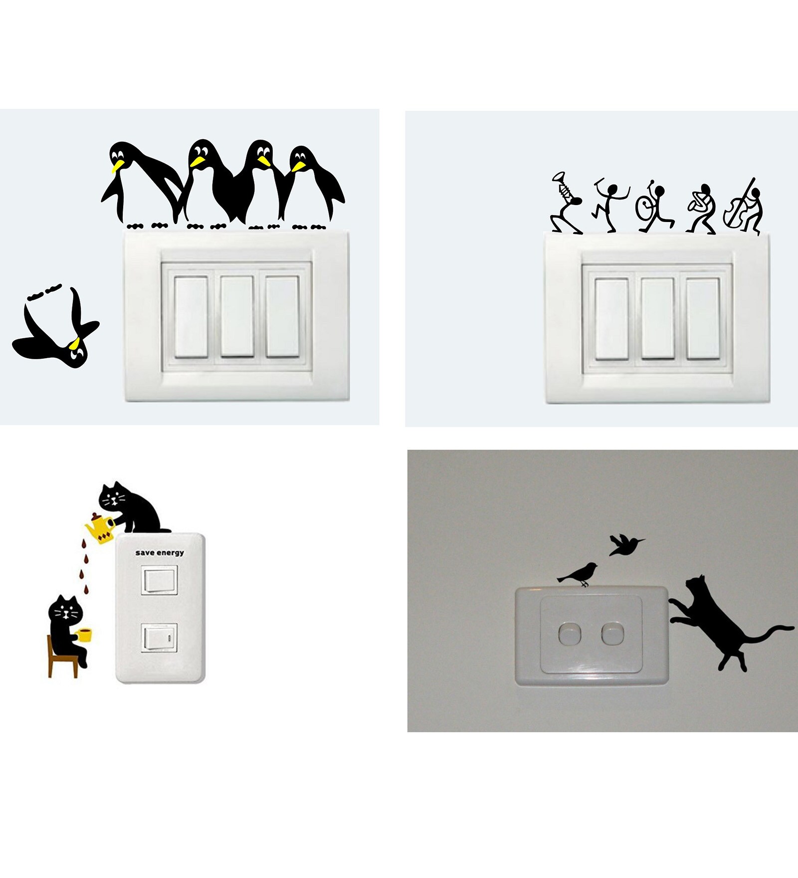 Buy PVC Vinyl Wall Stickers for Light Switches by Print Mantras Online ...