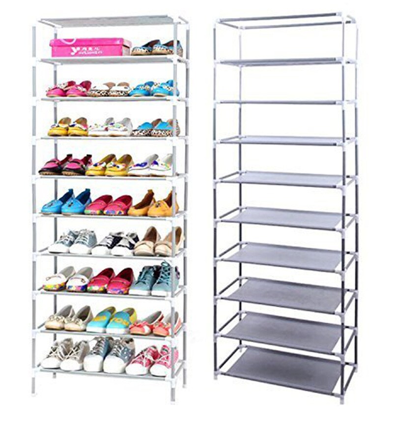 Buy Qida Collapsible Shoe Rack in Purple Colour by DIY Furniture Online ...