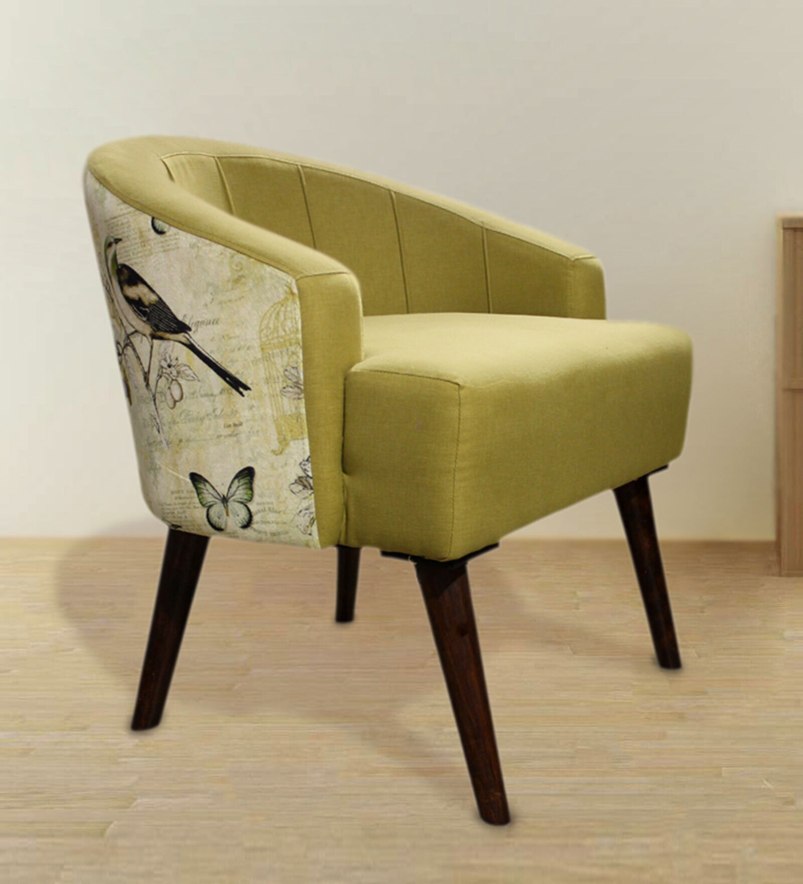 Buy Quebec Barrel Chair In Light Green Colour at 10% OFF by Care ...