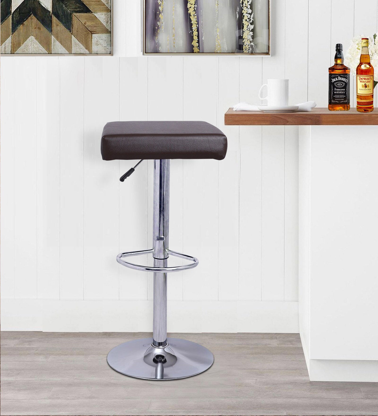 Buy Quodro Bar Stool in Black Colour by SGS Industries Online - Modern ...