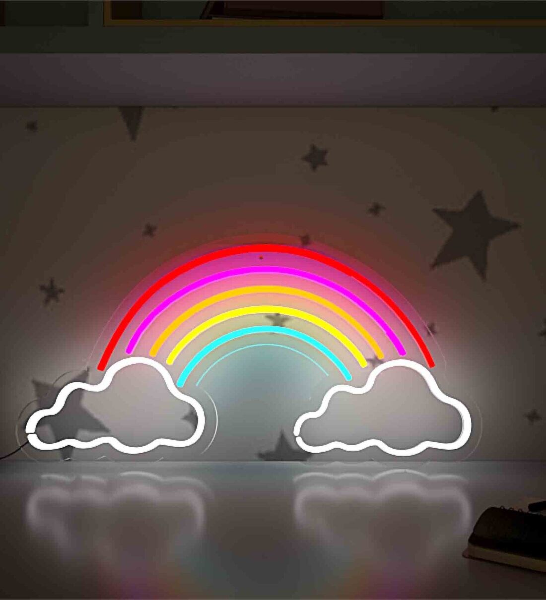Buy Rainbow Cloud LED Neon Light at 26% OFF by WallMantra | Pepperfry