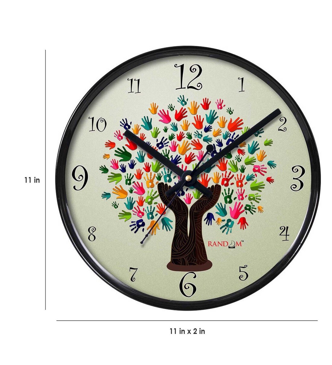 Buy Multicolour Plastic Wall Clock by Random Online - Kids Wall Clocks ...