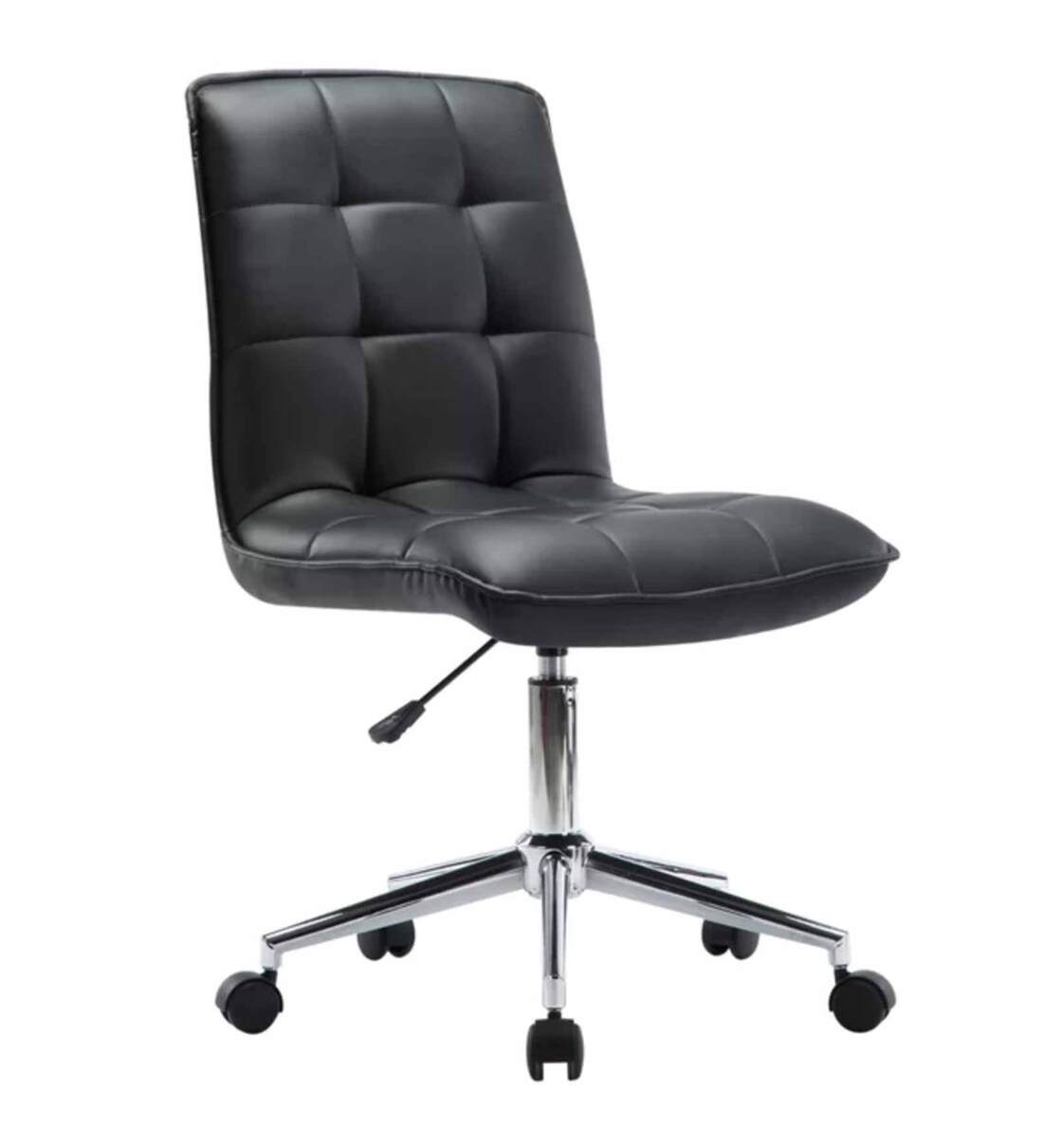 Buy Rawtenstall Low Back Executive Chair In Black Colour By ...
