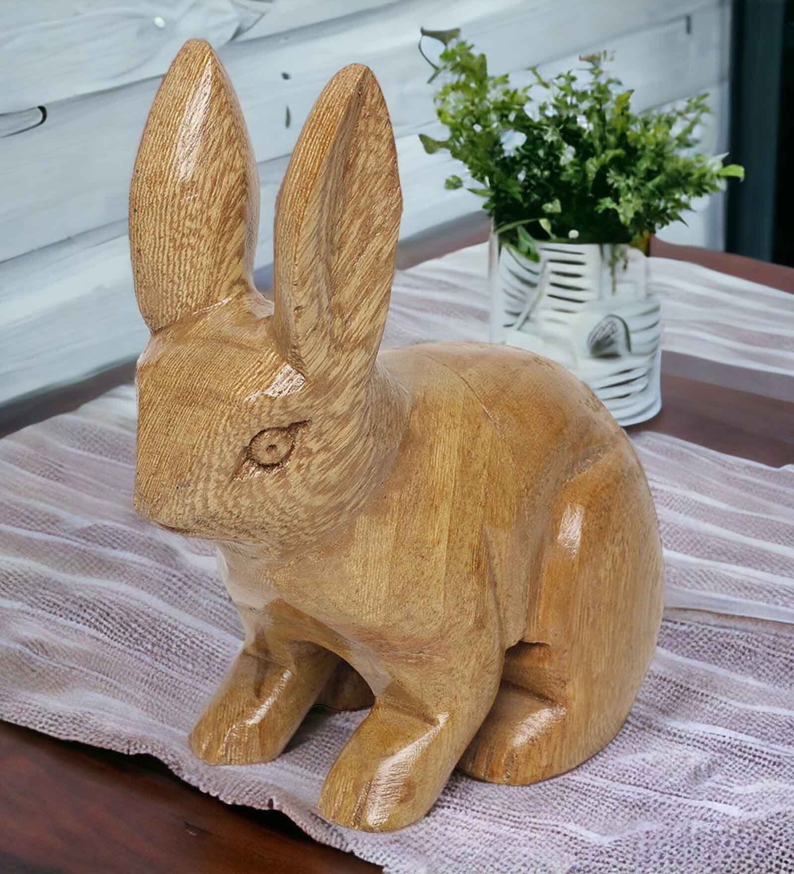 Buy Rabbit Brown Engineered Wood Figurine at 31% OFF by THE COCOTIER ...