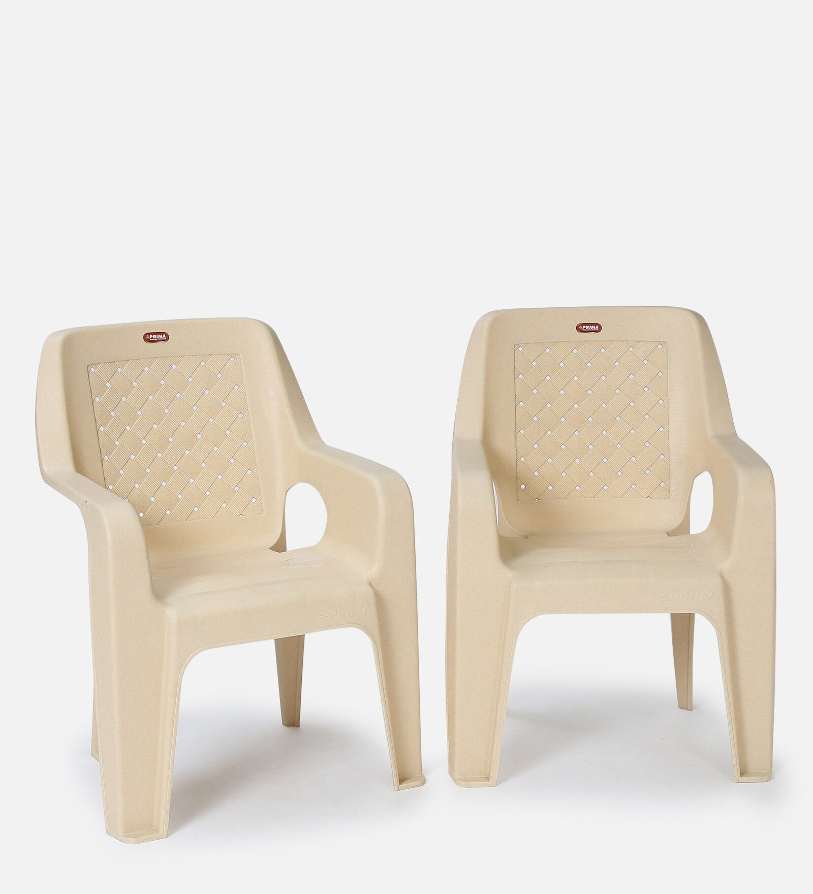 Buy Race Plastic Plastic Chair in Beige Colour (Set Of 2) at 47% OFF by ...