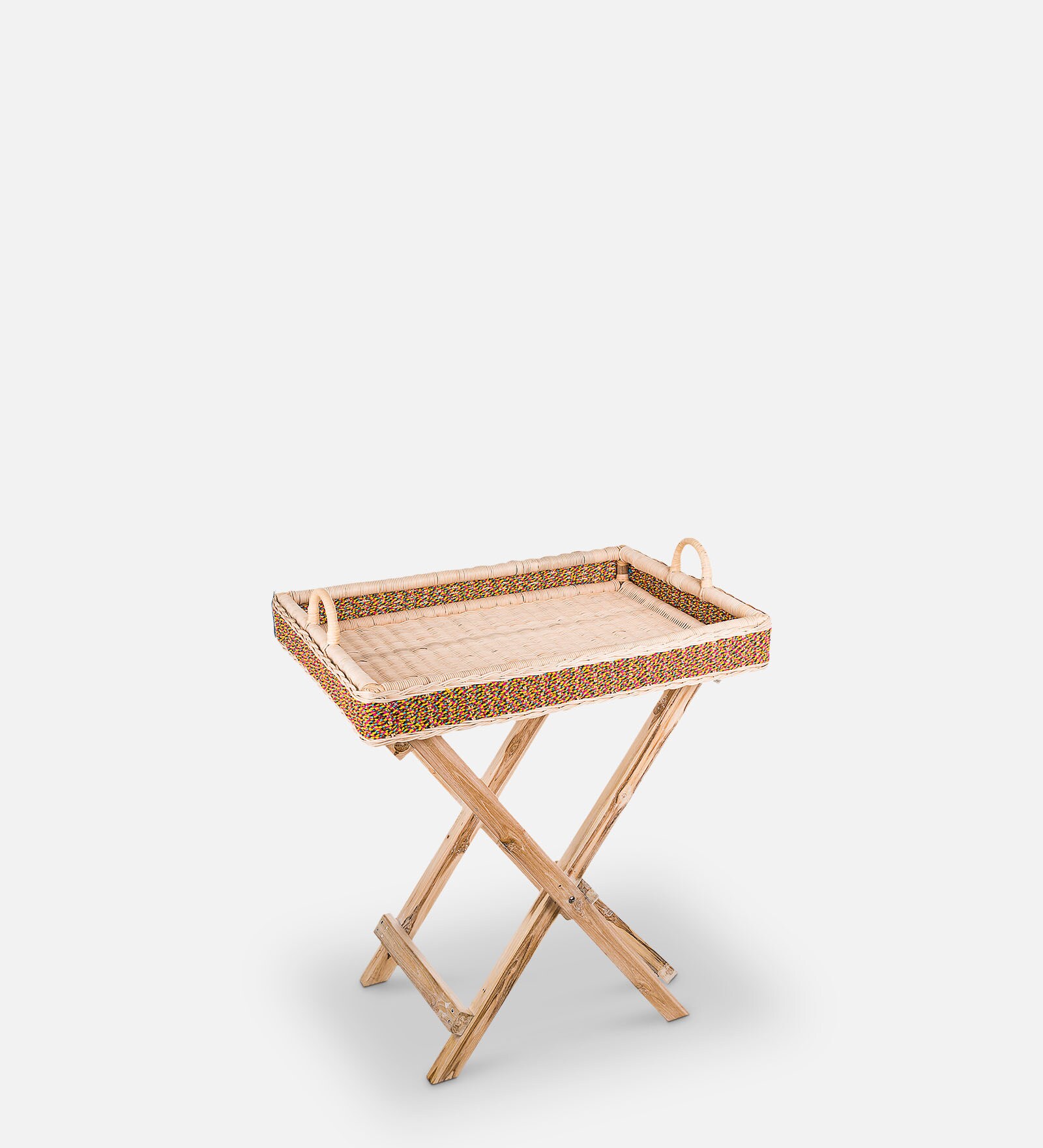 Buy Rattan Butler's Tray Table in Natural Finish at 100% OFF by Opaque ...