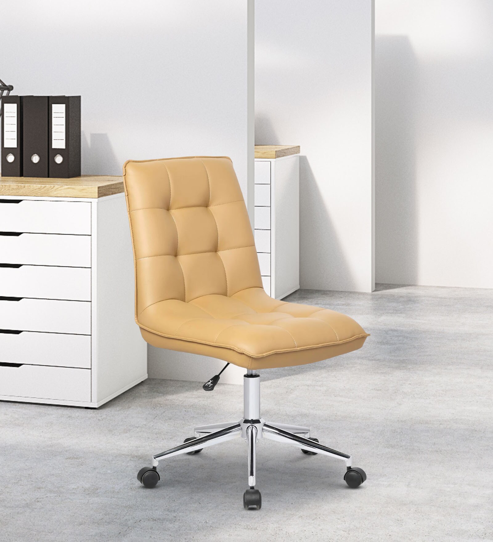 Buy Rawtenstall Low Back Executive Chair In Brown Colour at 56% OFF by ...