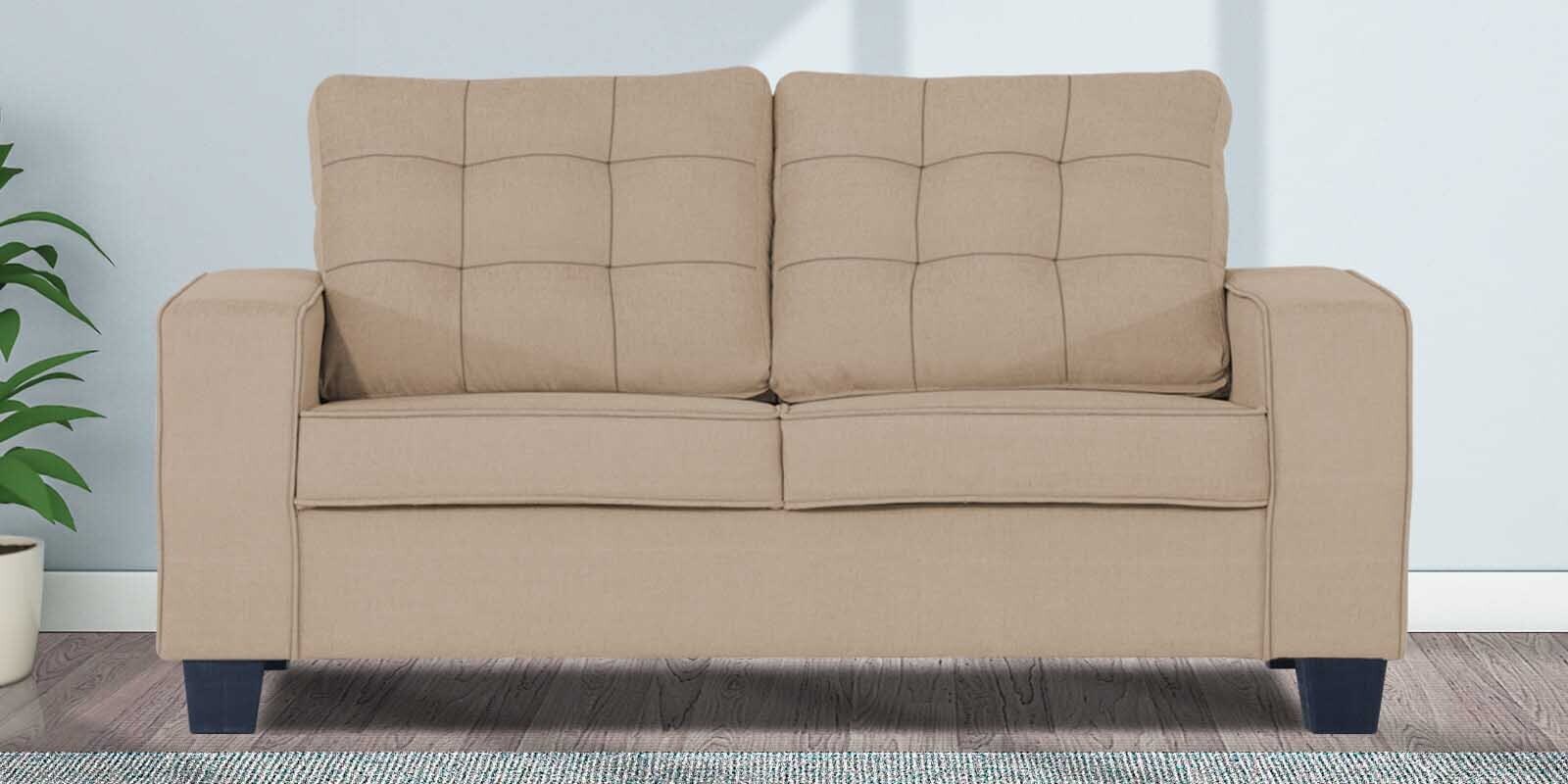 Buy Raptor Fabric 2 seater Sofa In Beige Colour at 26% OFF by Adorn ...