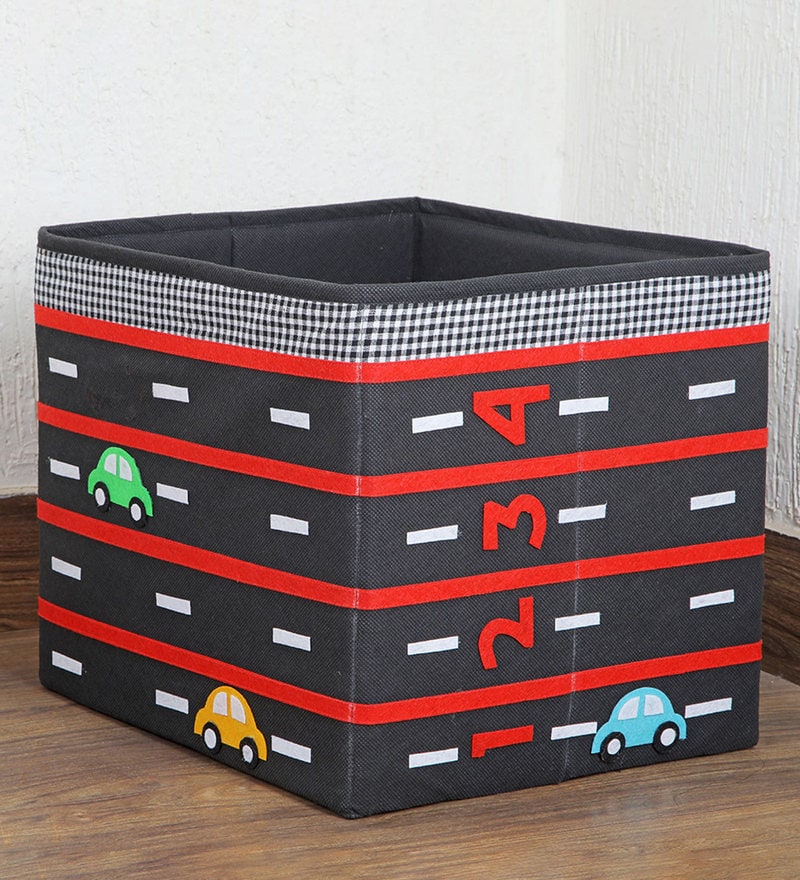 Buy Racing Track Storage Basket by My Gift Booth Online - Kids Storage ...