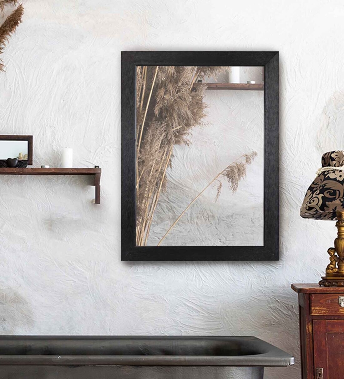 Buy Rectangle (18X24) Black Wall Mirrors at 7% OFF by K K Glass ...