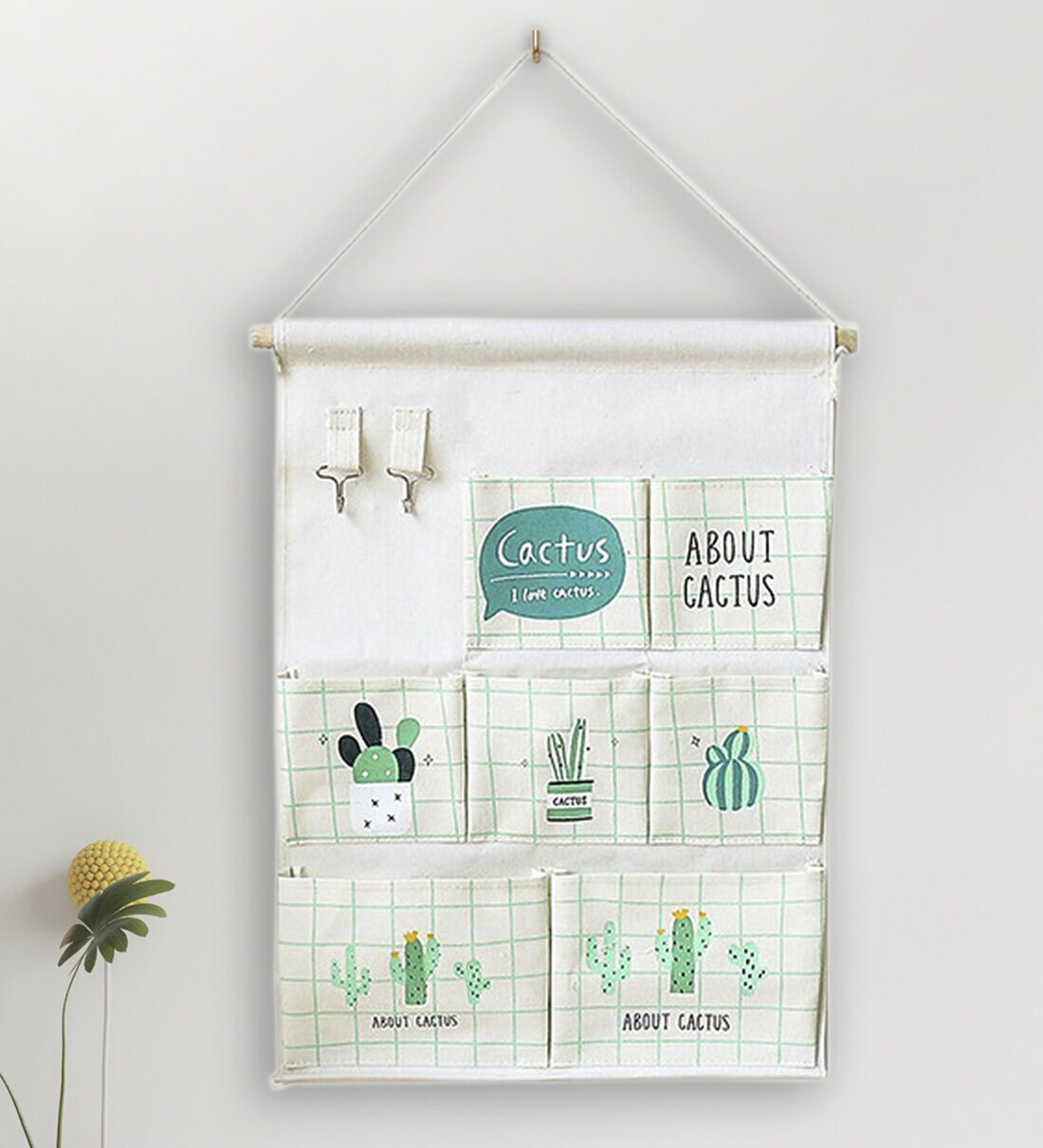 Buy Rectangular Canvas Wall Organizer By Market 99 at 45% OFF by Market ...