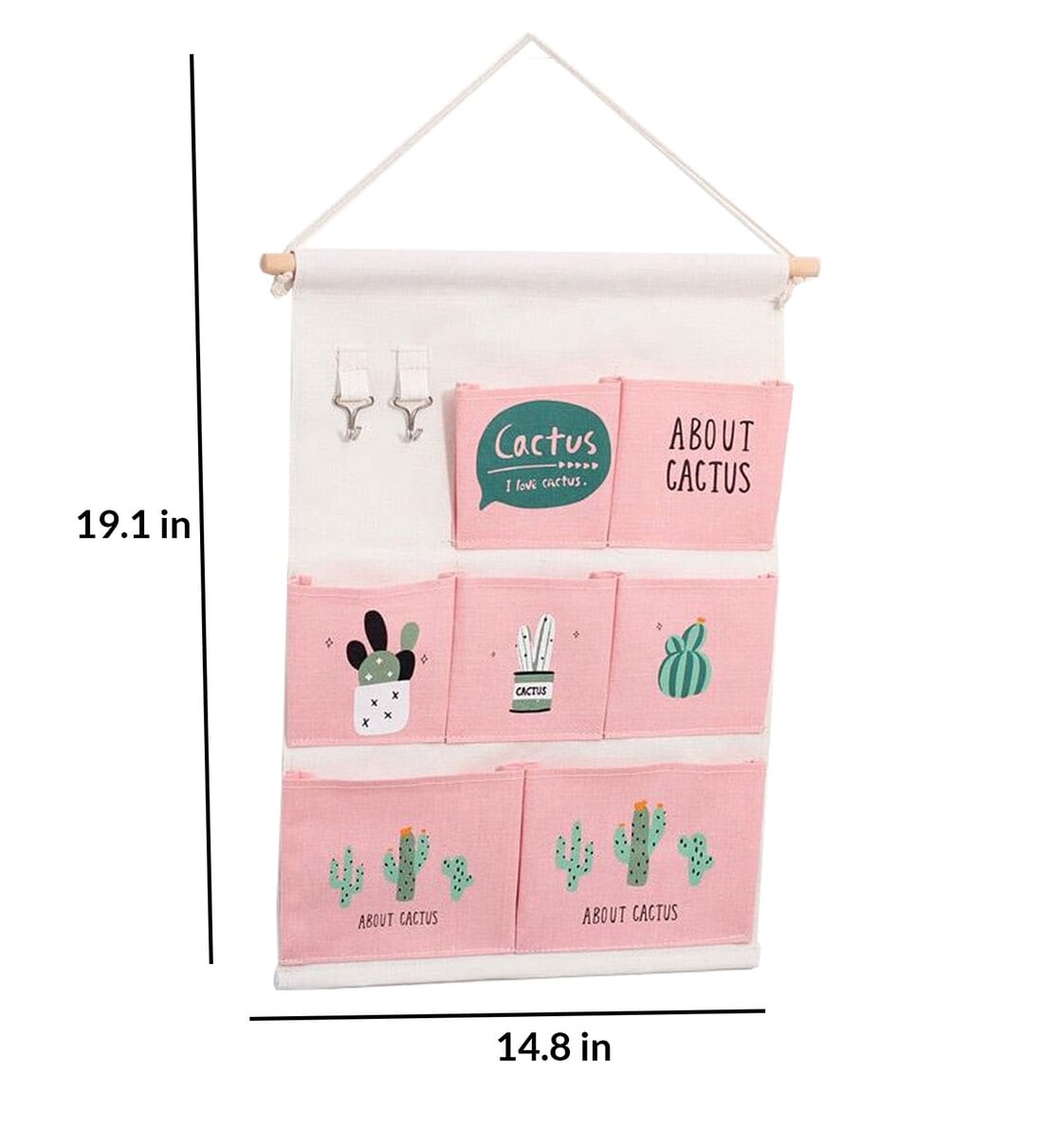 Buy Rectangular Canvas Wall Organizer By Market 99 Online - Key Holders ...