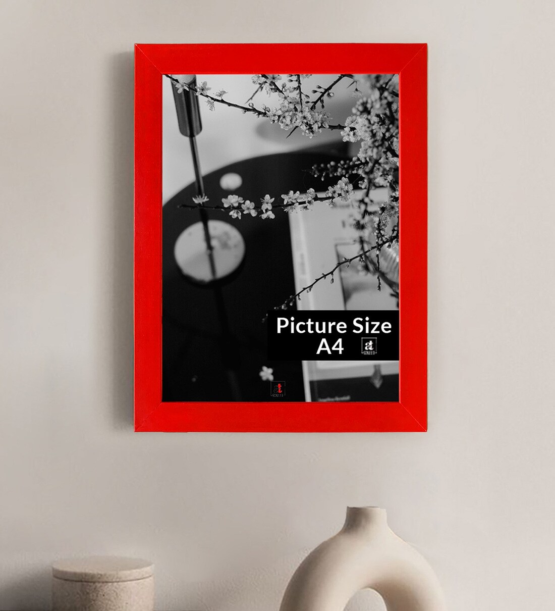 Buy Red Photo frames Set Of 10 Decoration at 22% OFF by Art Street ...