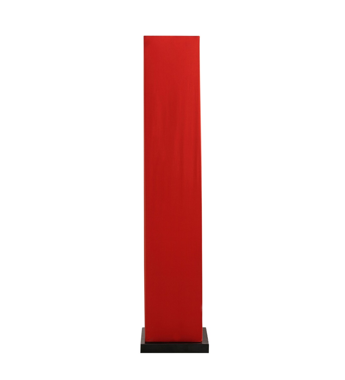 Buy Red Cotton Shade Floor Lamp with Black Base by New Era Online ...