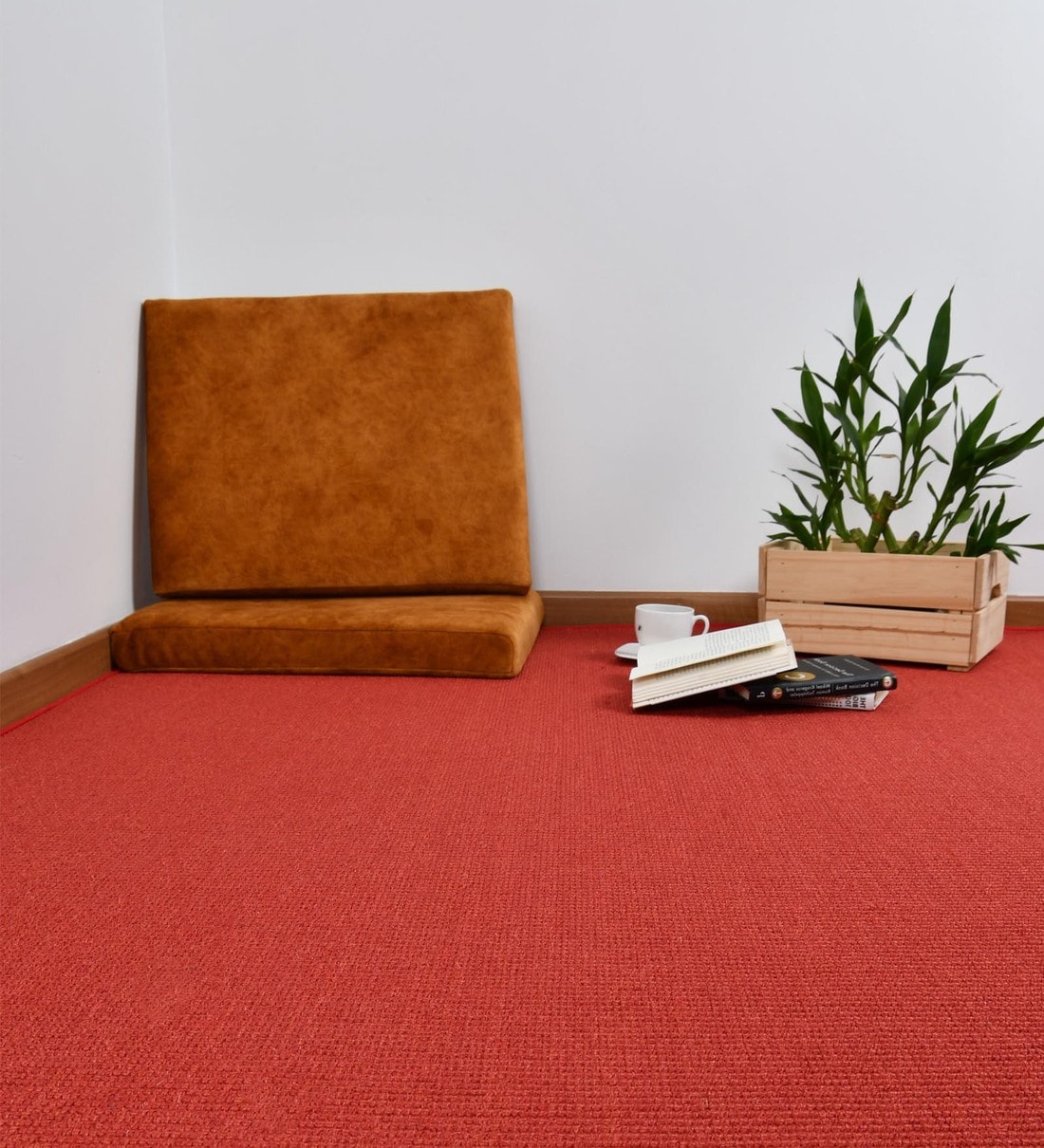 Buy Red Sisal and Jute 6 X 9 Feet Machine Made Carpet By The Rug ...