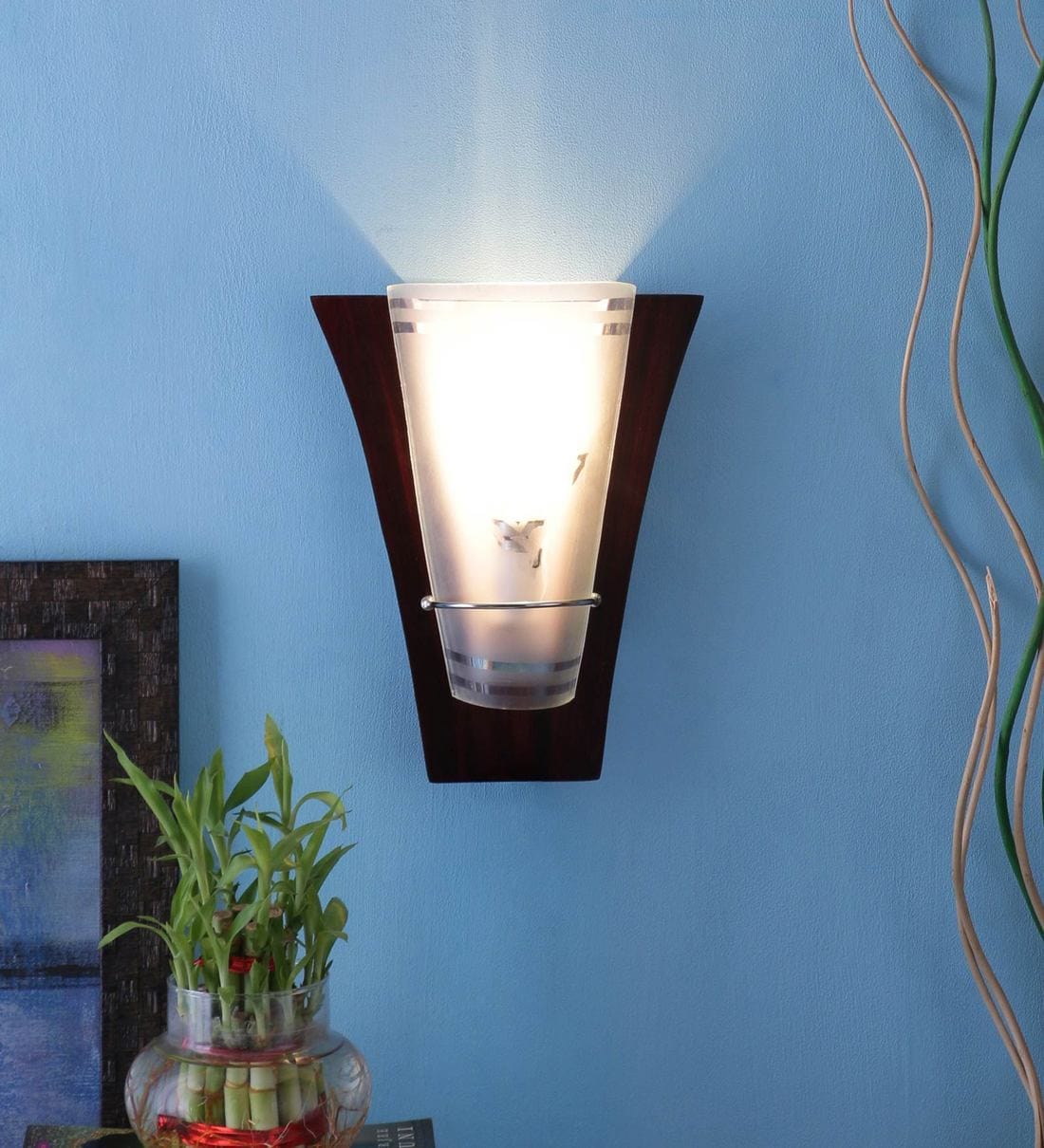 Buy Wall Mounted Uplight Sconce (Red) at 53% OFF by New Era | Pepperfry