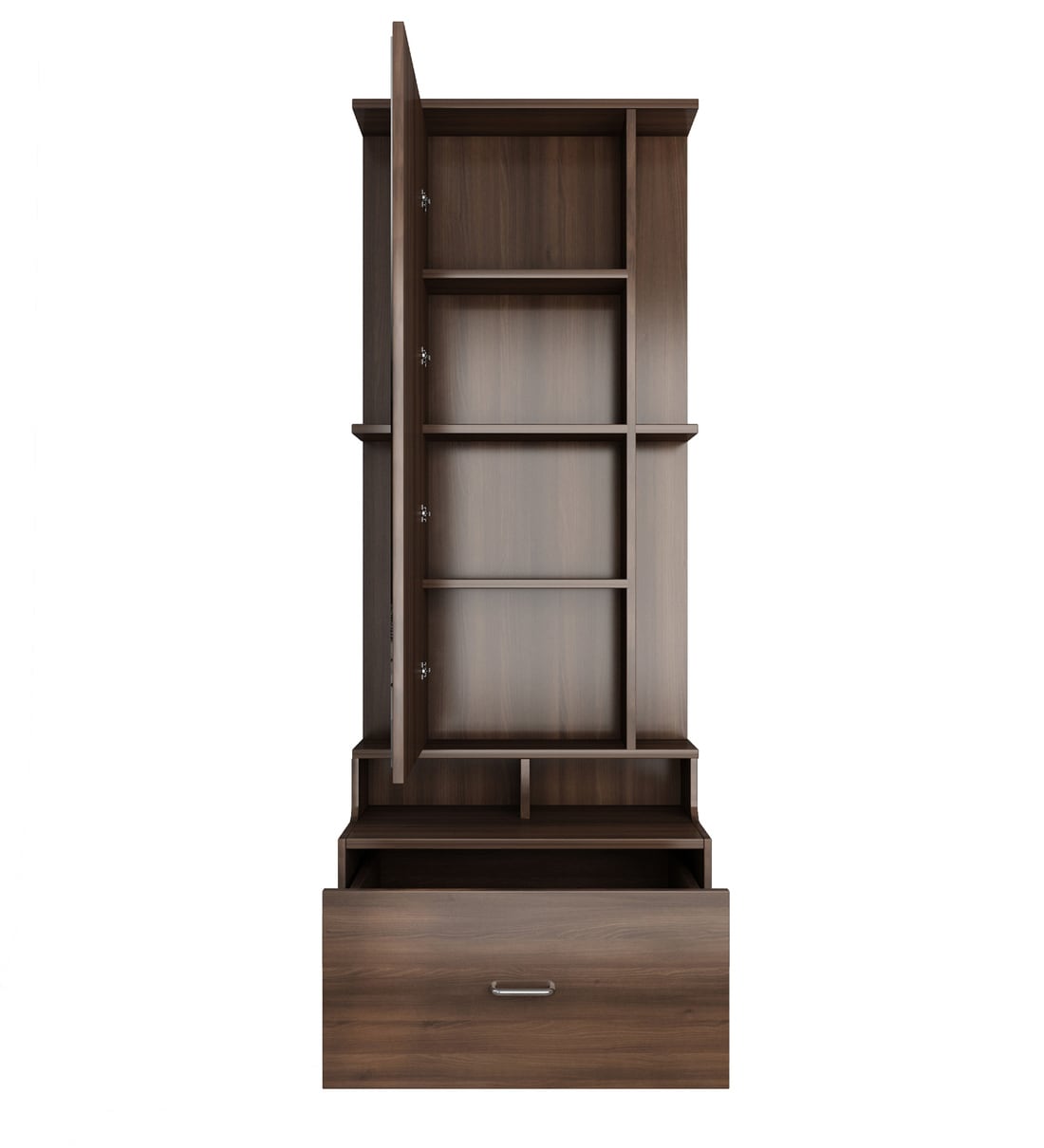 Buy Rekit Dressing Unit in Dark Acazia Finish by Crystal Furnitech ...