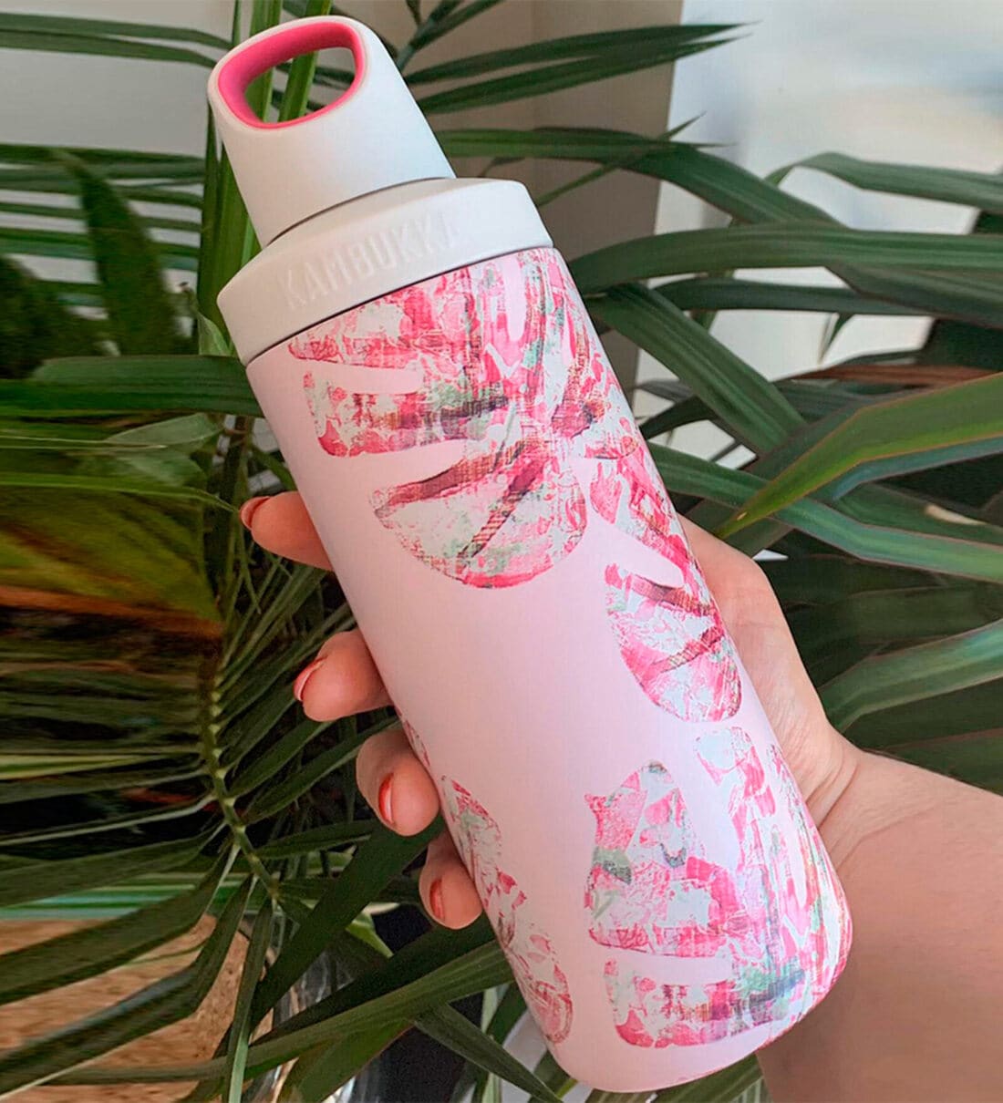 Buy Printed 500ml Pink & White Stainless Steel Bottle at 13% OFF by ...
