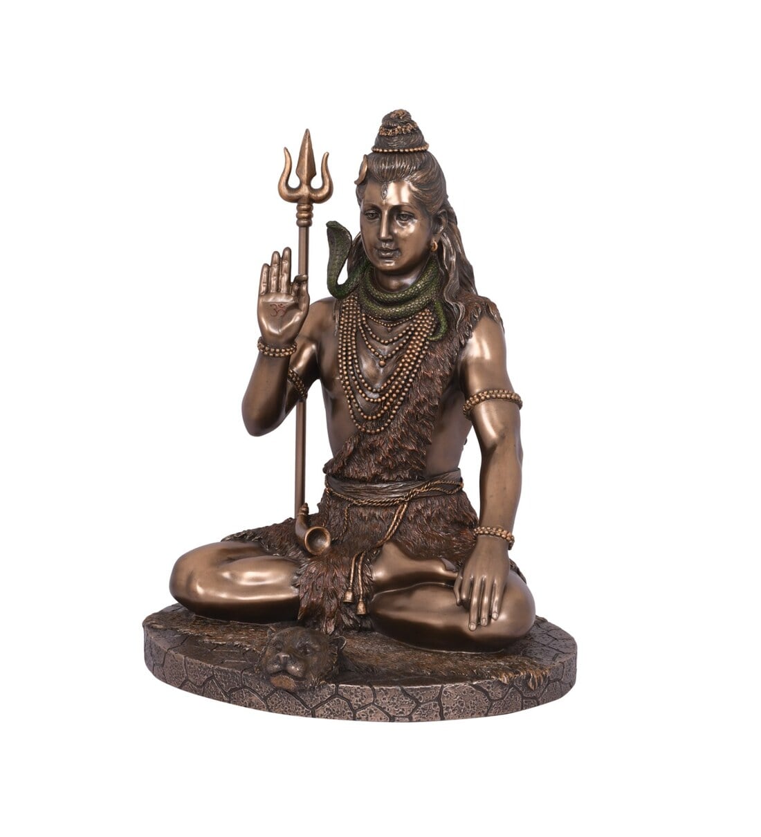 Buy Resin 9.8 Inch Lord Shiva Idol By Craftvatika Online - Shiva ...
