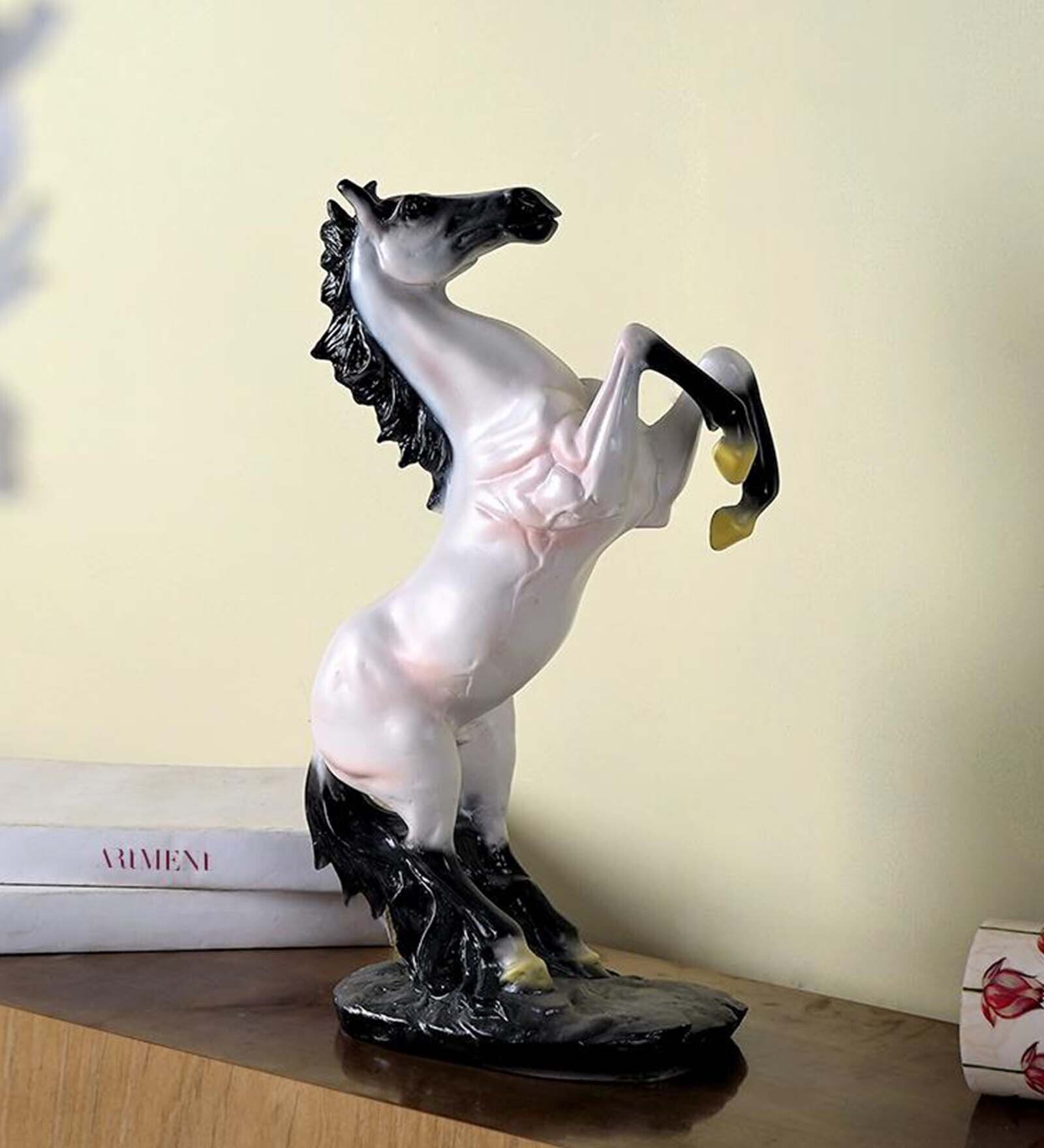 Buy Rearing Horse of the Wild Resin Animal Figurine by The Artment at ...
