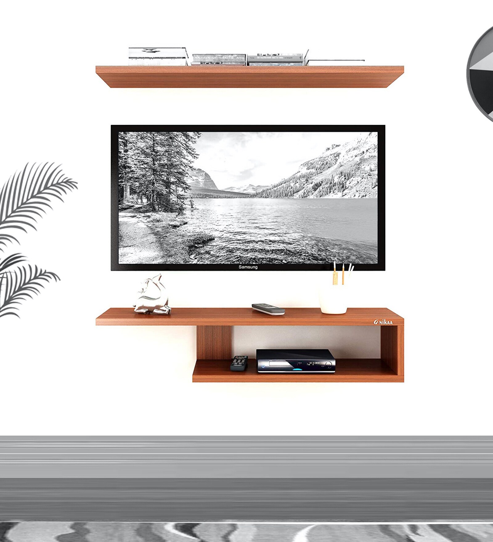 Buy Recon TV Unit in Walnut Finish for TVs up to 50\ at 37% OFF by ...