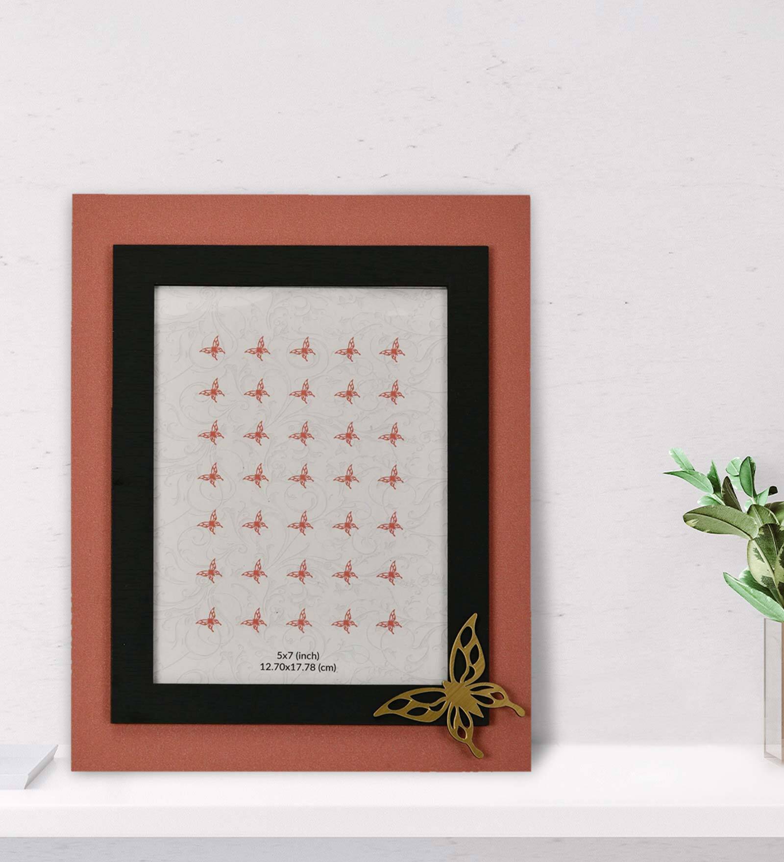 Buy Rectangular Butterfly Vitoria Pink Engineered Wood Table Photo ...