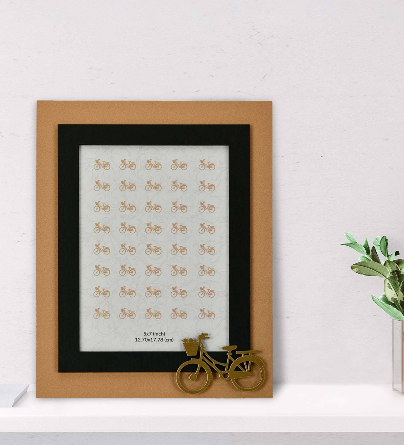 Buy Rectangular Cycle Zyax Beige Engineered Wood Table Photo Frame at ...