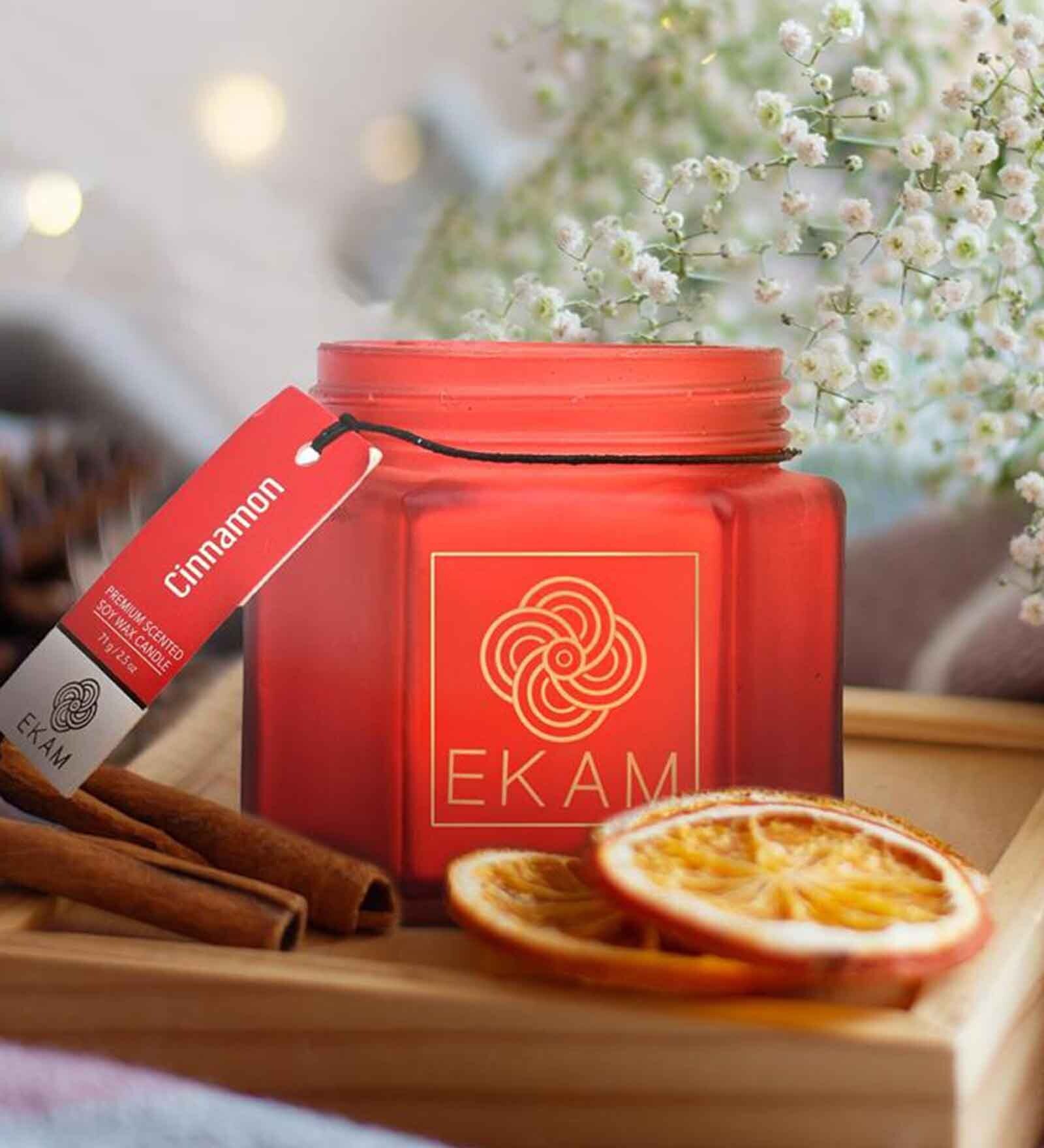 Buy Cinnamon Hexa Jar Soy Wax Scented Candle by Ekam at 17% OFF by EKAM ...