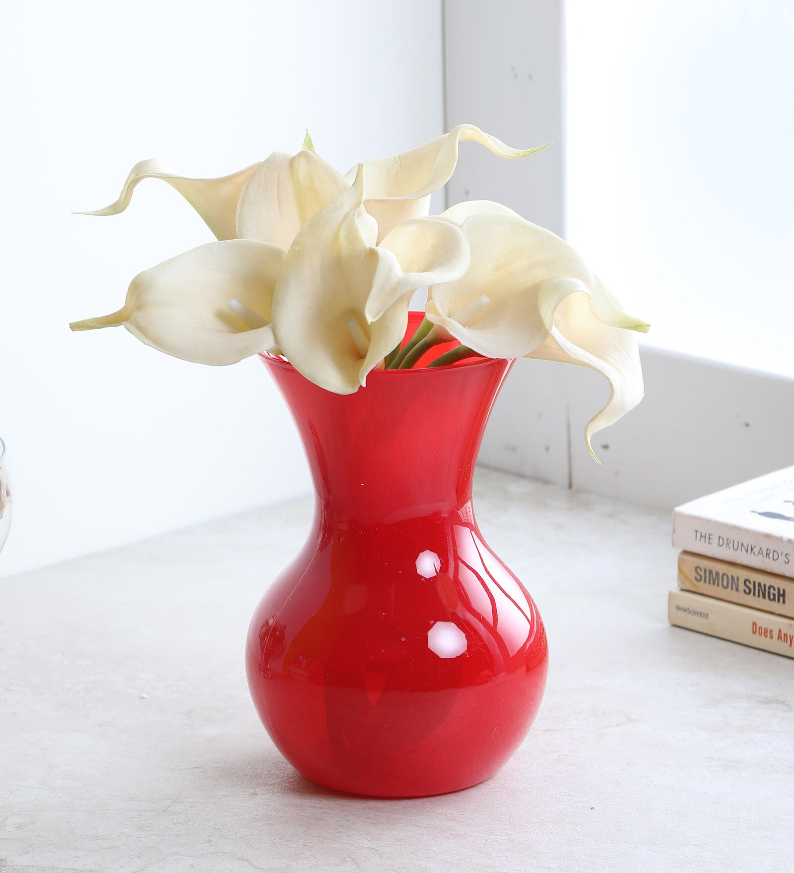 Buy Red Acrylic Sweetheart Vase at 43% OFF by Oasis Floral Products ...