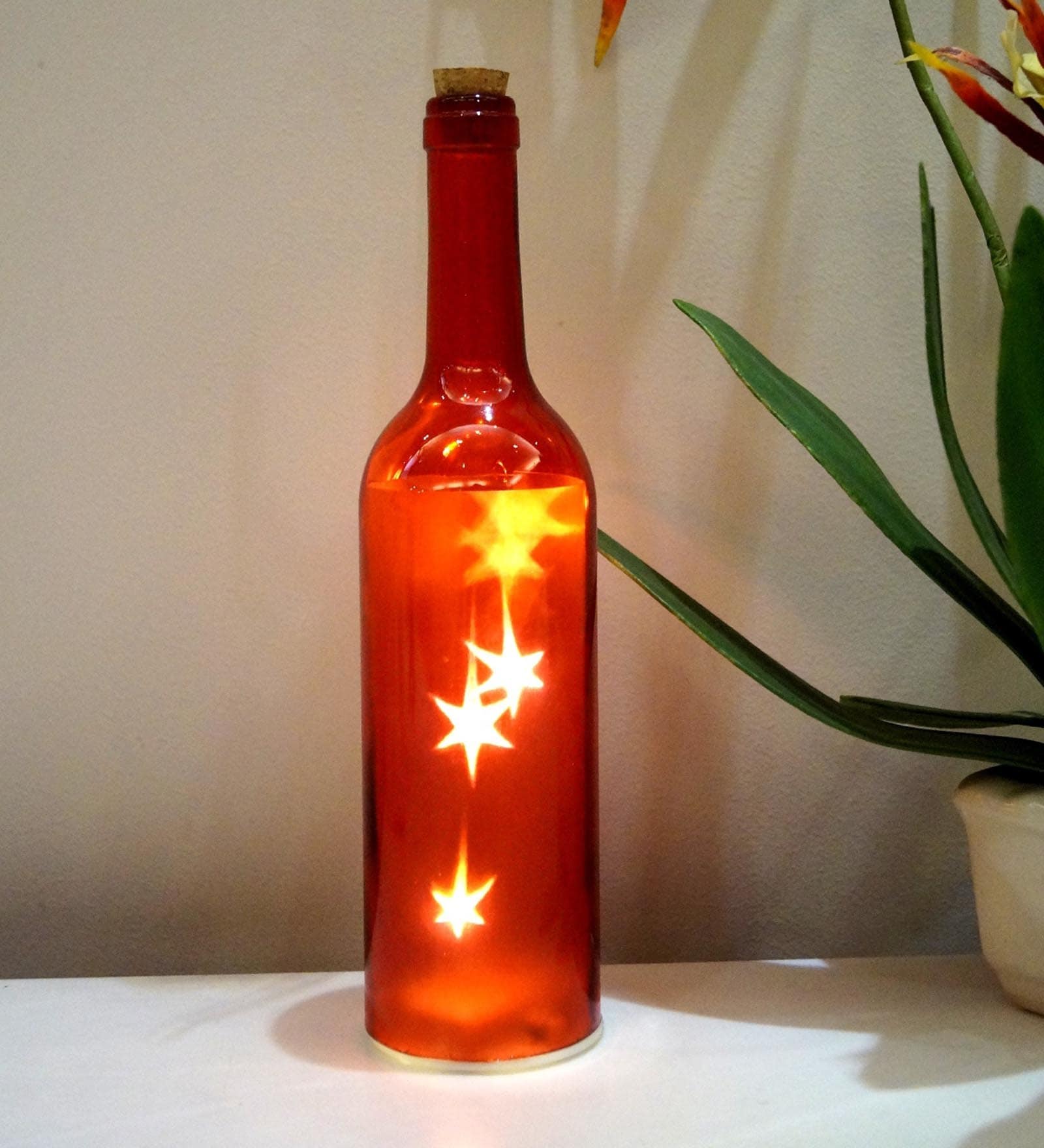 Buy Red Glass Decorative Light by Tu Casa at 54% OFF by Tu Casa | Pepperfry