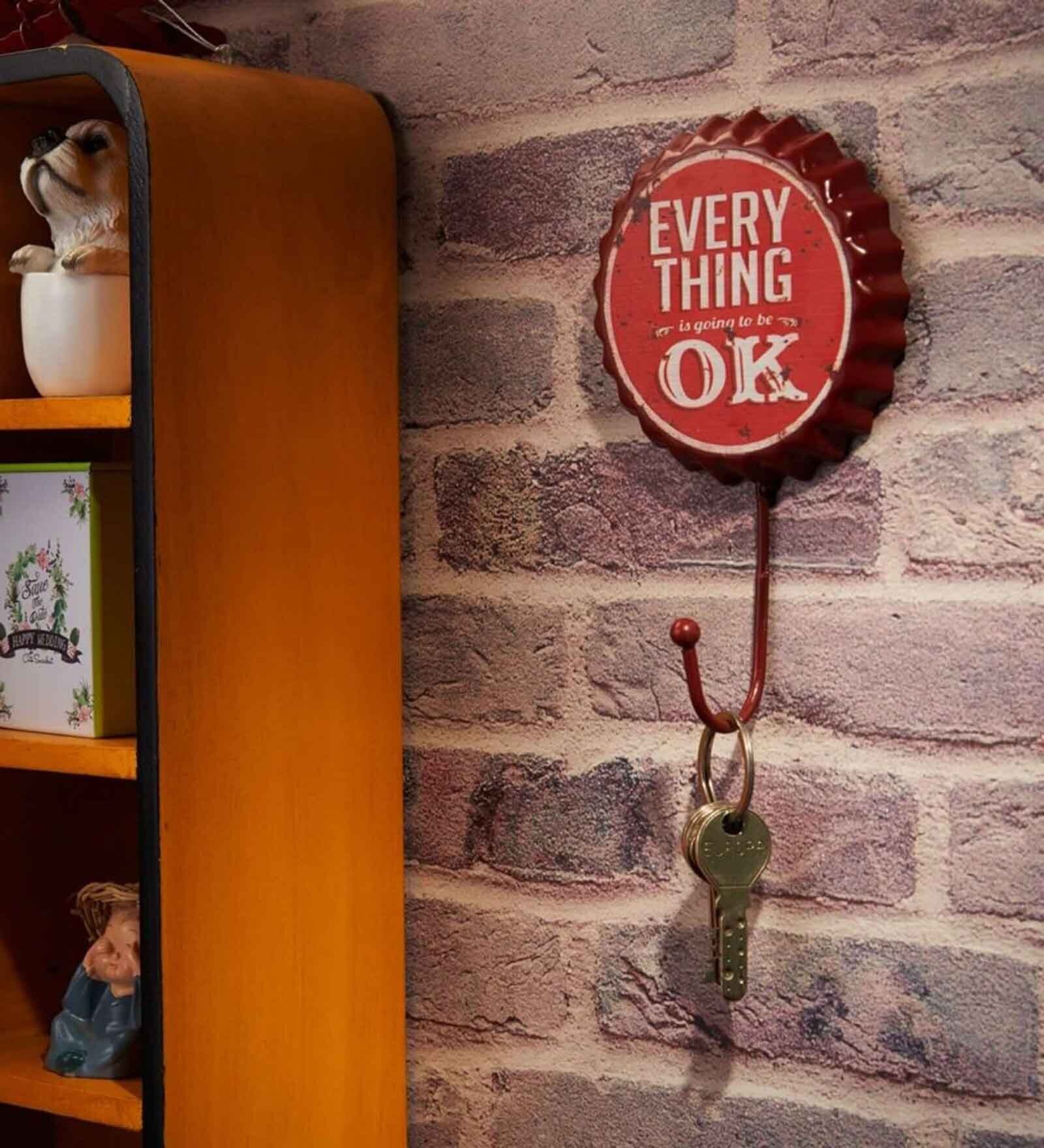 Buy Red Metal Motivational Hook at 25% OFF by Eazywagon | Pepperfry