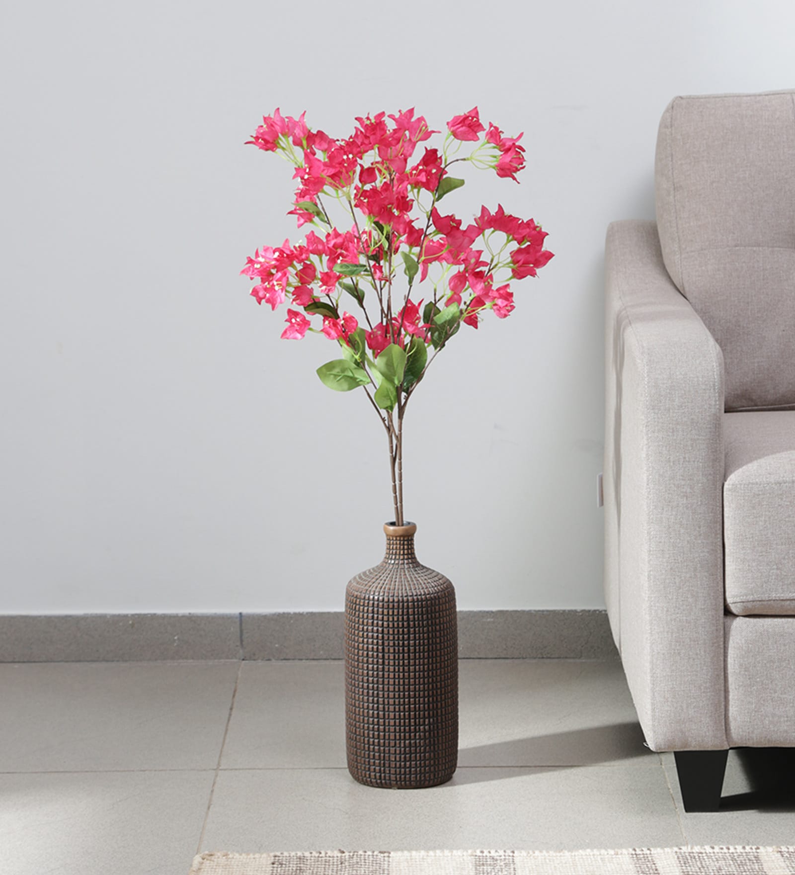 Buy Red Fabric Bougainvillea Flowers Stick Artificial Flowers at 23% ...