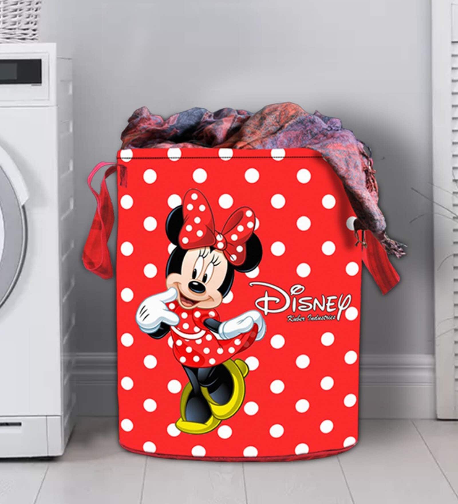 Buy Red Cotton Foldable 45 Litres Laundry Basket at 21% OFF by Kuber ...