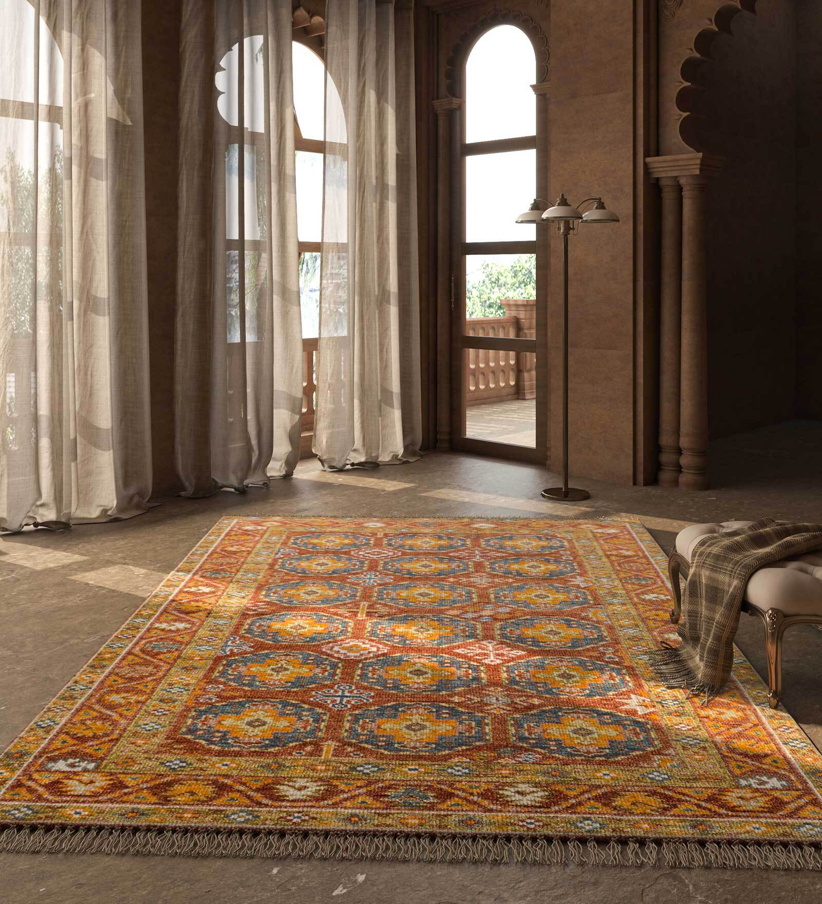 Surprising Hand Knotted Tribal Rugs Photos