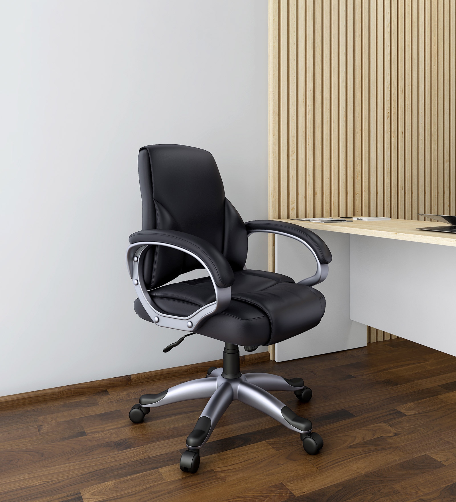 Buy Regale Leatherette Executive Chair in Black Colour at 100% OFF by ...