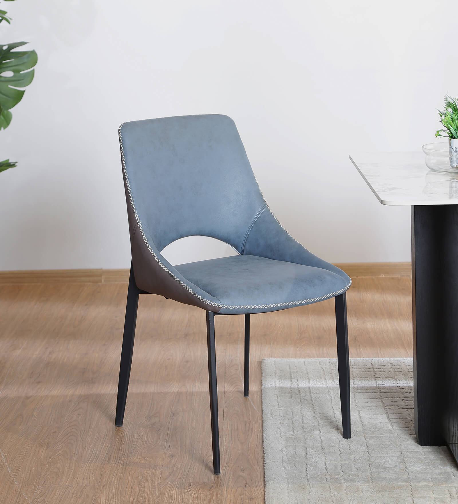 Buy Reno Dining Chairs in Blue Colour at 26% OFF by homestolife | Pepperfry